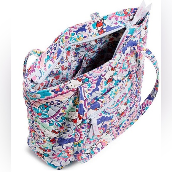Vera Bradley | Bags | Vera Bradley Hello Kitty Small Vera Tote Paisley ...